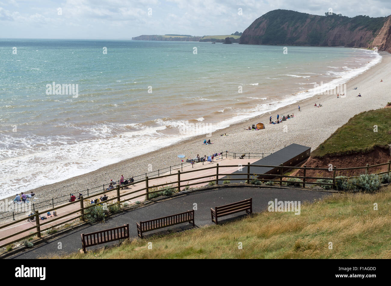 Sidmouth shingle beach hi-res stock photography and images - Alamy