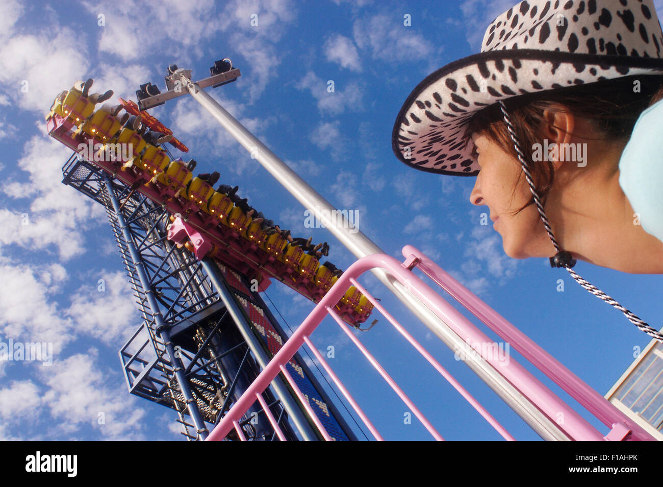 Skydrop ride at Adventure Island. Southend. Essex. England. UK Stock ...