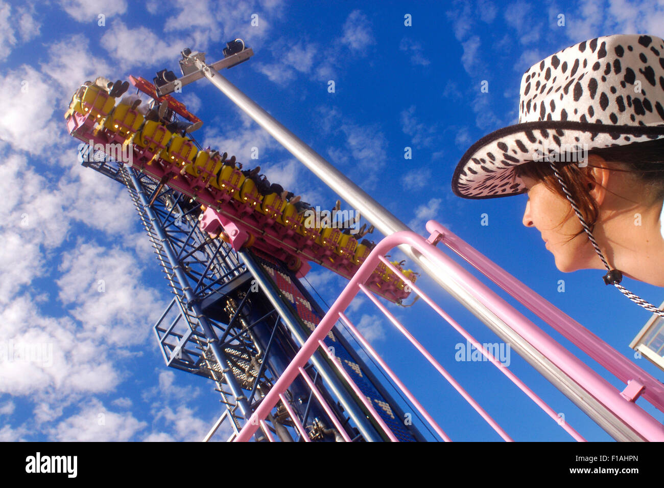 Skydrop ride at Adventure Island. Southend. Essex. England. UK Stock ...