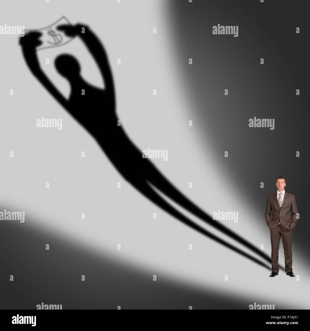 Businessman shadow hi-res stock photography and images - Alamy