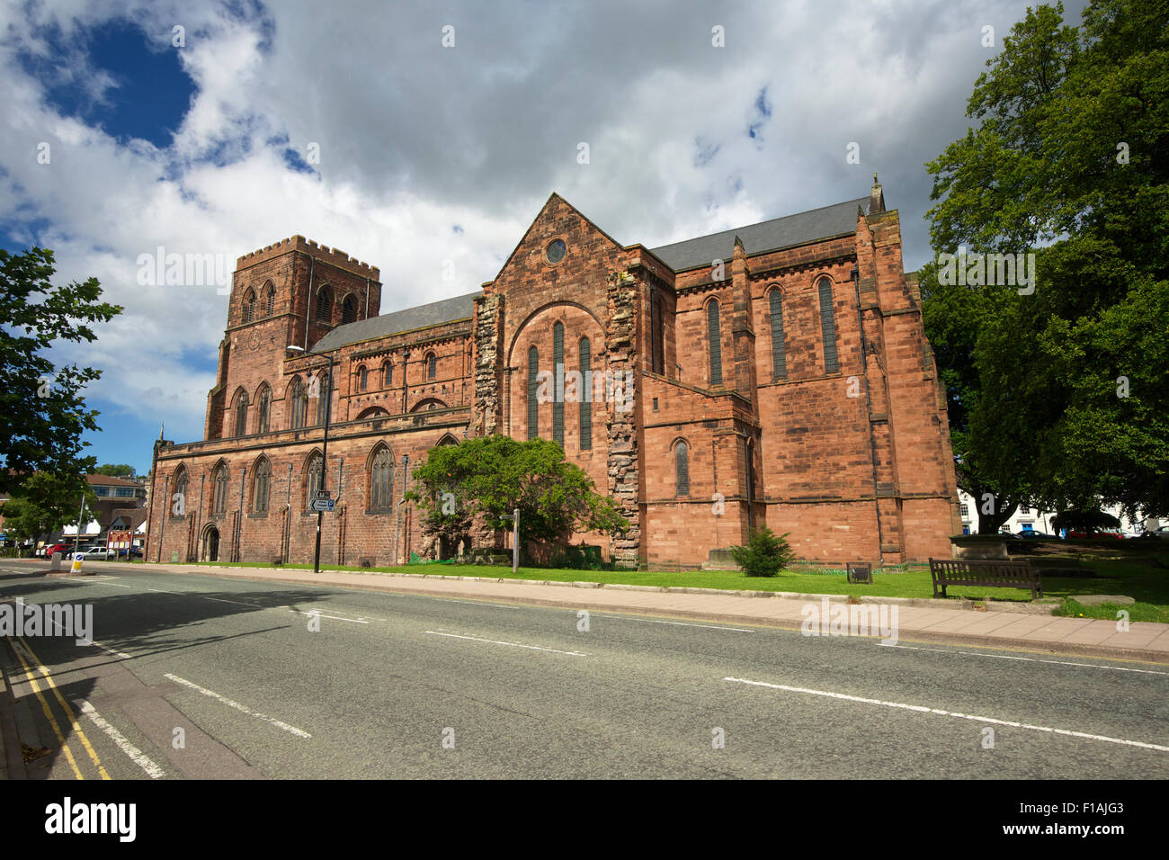 Abbey foregate shrewsbury shropshire england hi-res stock photography ...
