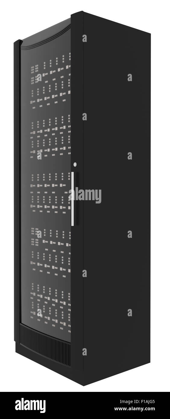 Metal locker with handle on white Stock Photo - Alamy