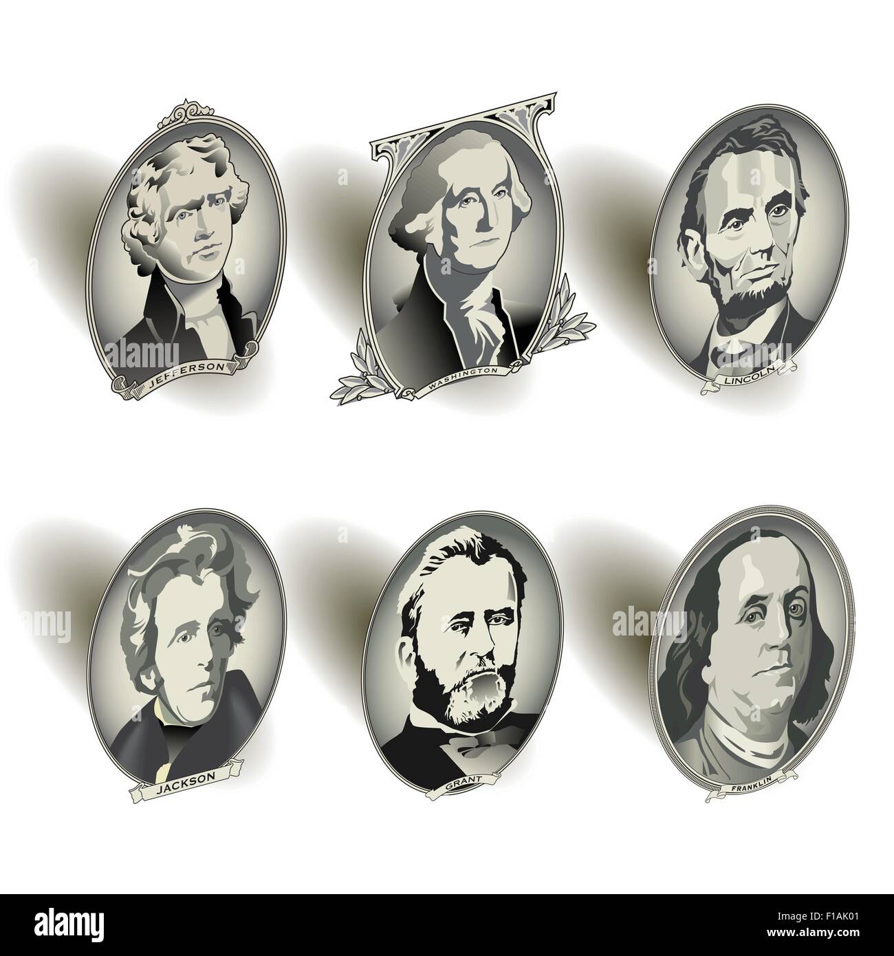 20 dollar bill note Stock Vector Images - Alamy