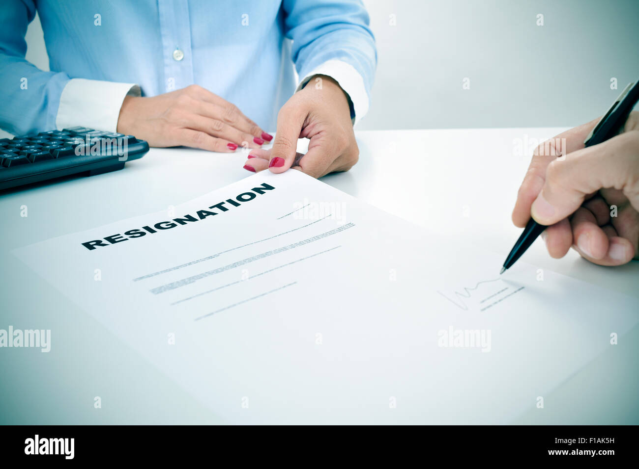Hand in my resignation hi-res stock photography and images - Alamy