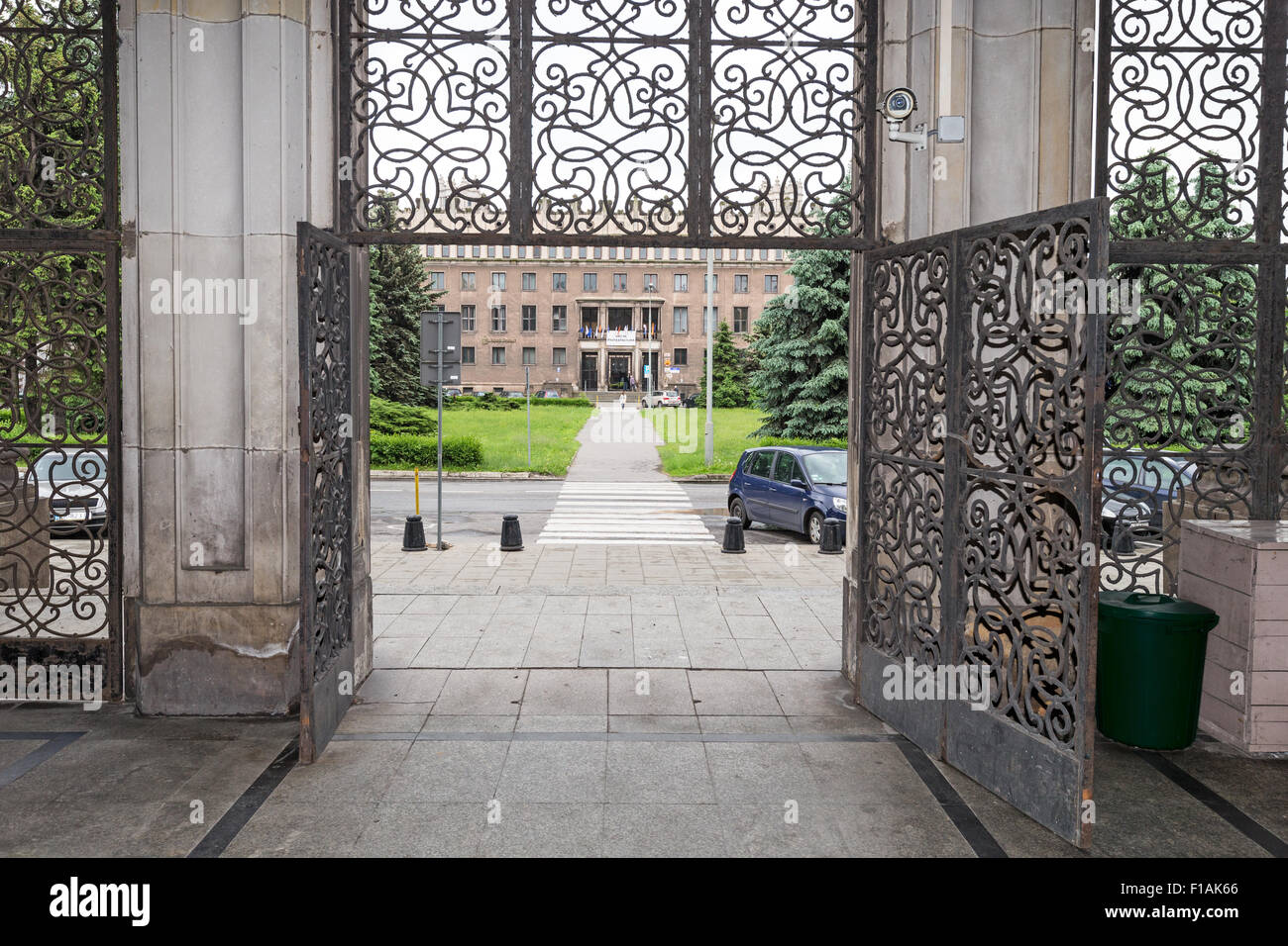 Entrance, Mittal (was Stalin) Steel Works, Nowa Huta, (New Steel Works ...