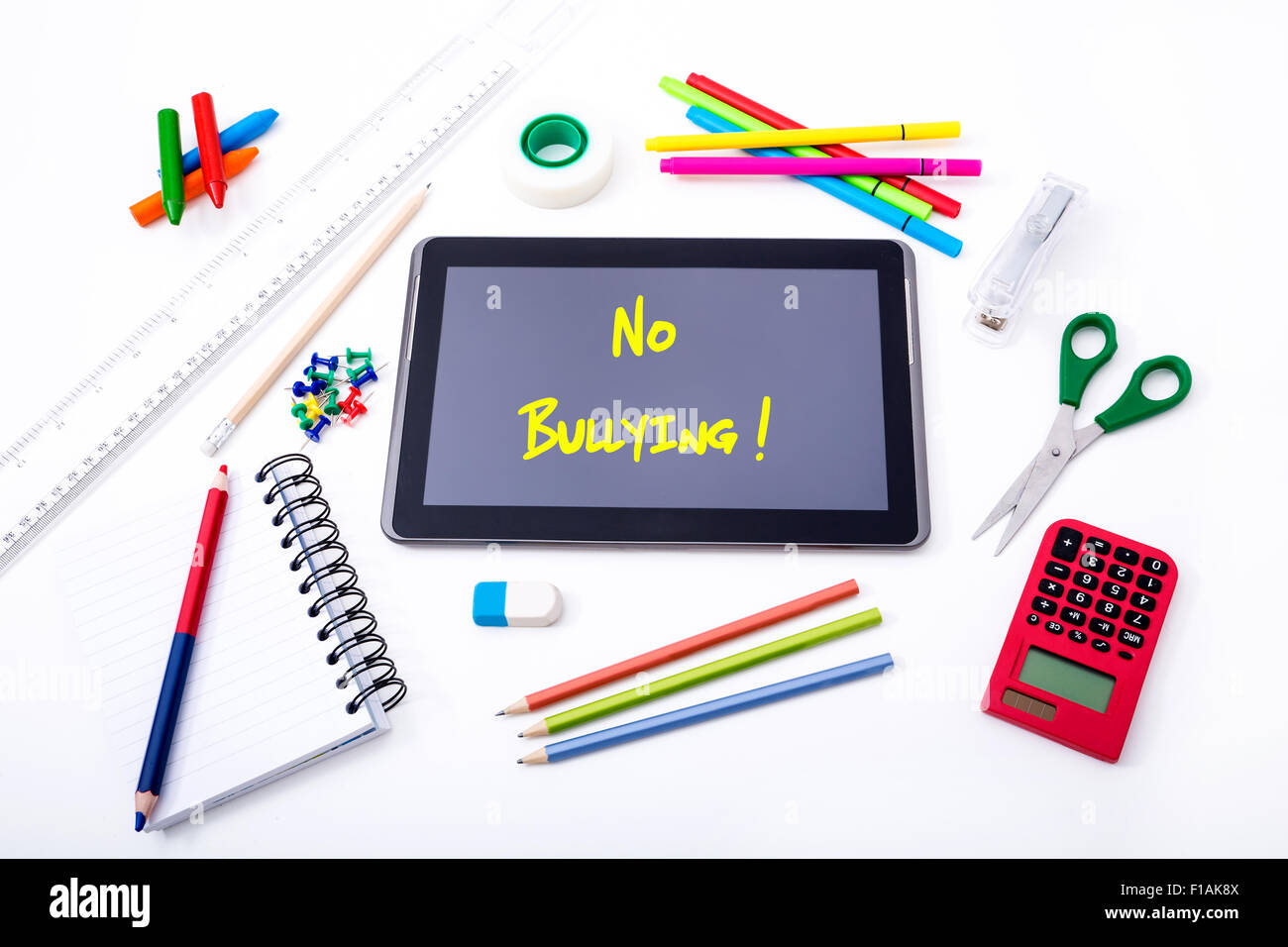 Victim of bullying on line Stock Photo - Alamy