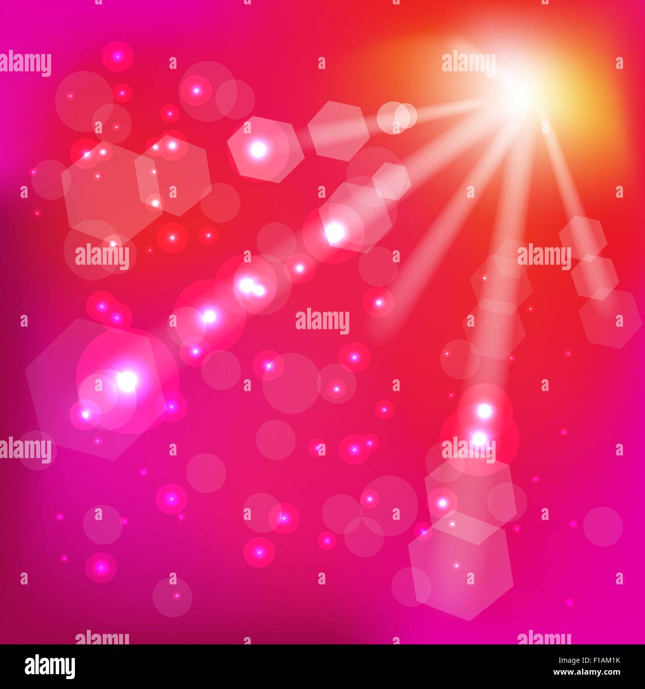 Pink Sun Background Stock Vector Image & Art - Alamy