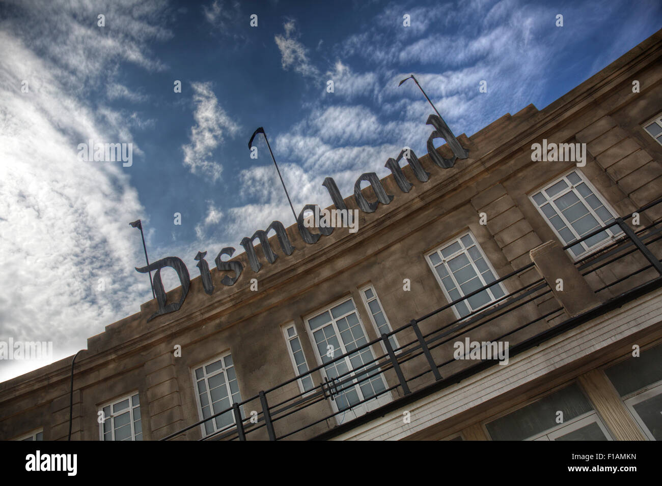 Dismaland sign hi-res stock photography and images - Alamy