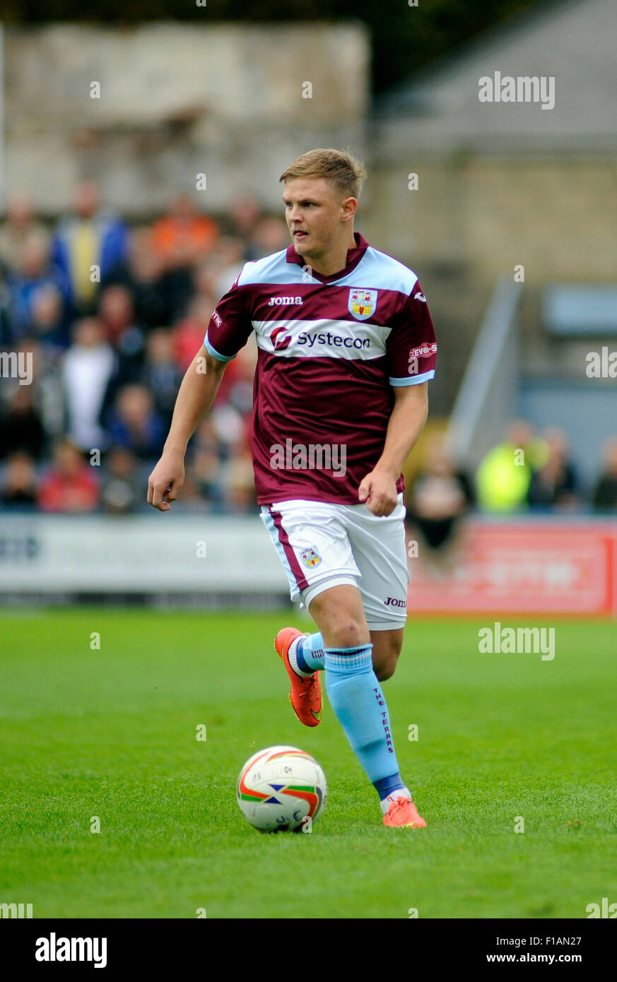 Dorchester, England. 31st August 2015. Mark Cooper (WFC) in action for ...