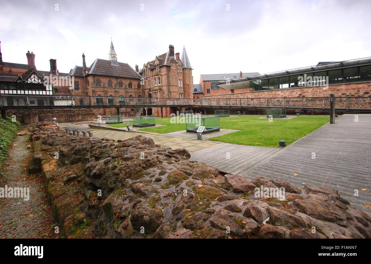 The Priory Visitor Centre in Coventry city centre, home to the ruins of ...