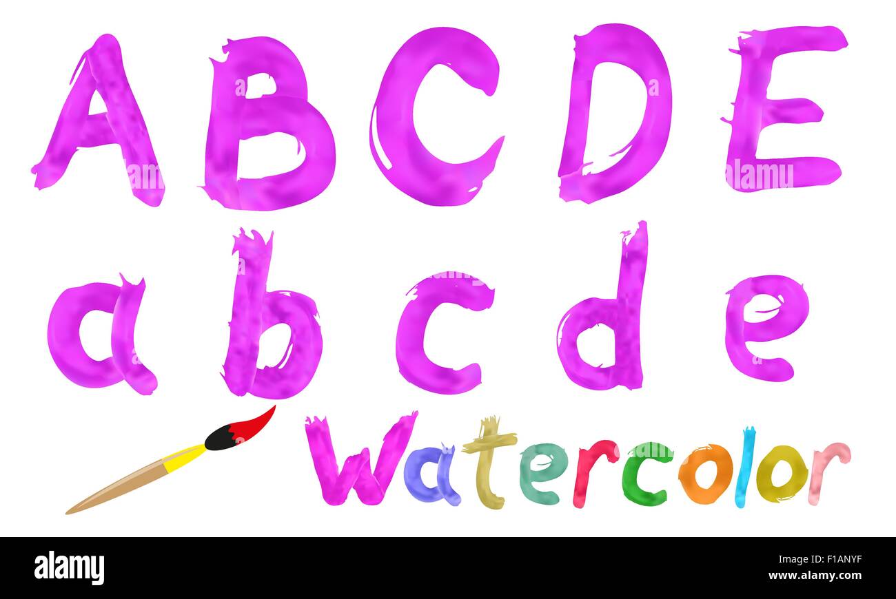 Cursive letters hi-res stock photography and images - Alamy