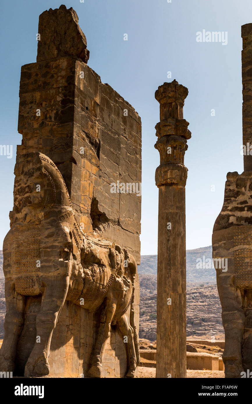 Ancient city of Persepolis in Iran near Shiraz Stock Photo - Alamy