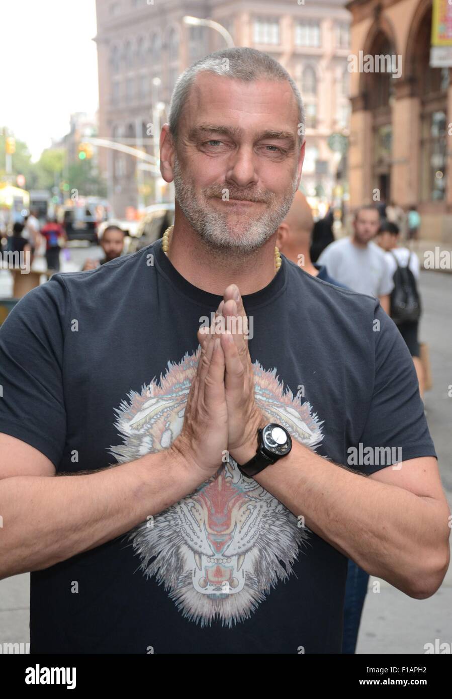New York, NY, USA. 31st Aug, 2015. Ray Stevenson out and about for ...