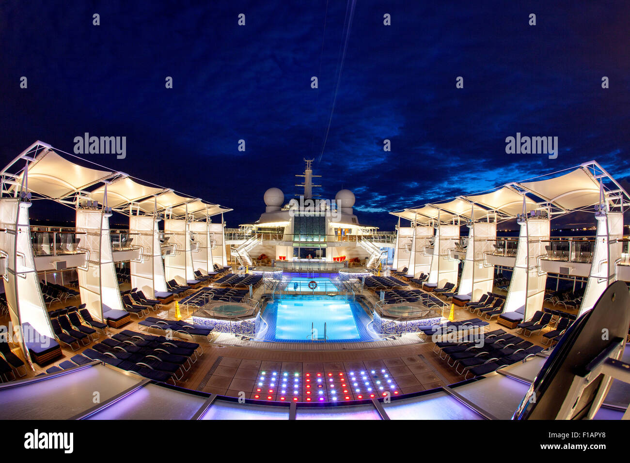 Celebrity Eclipse cruise ship operated by Celebrity Cruises Stock Photo ...