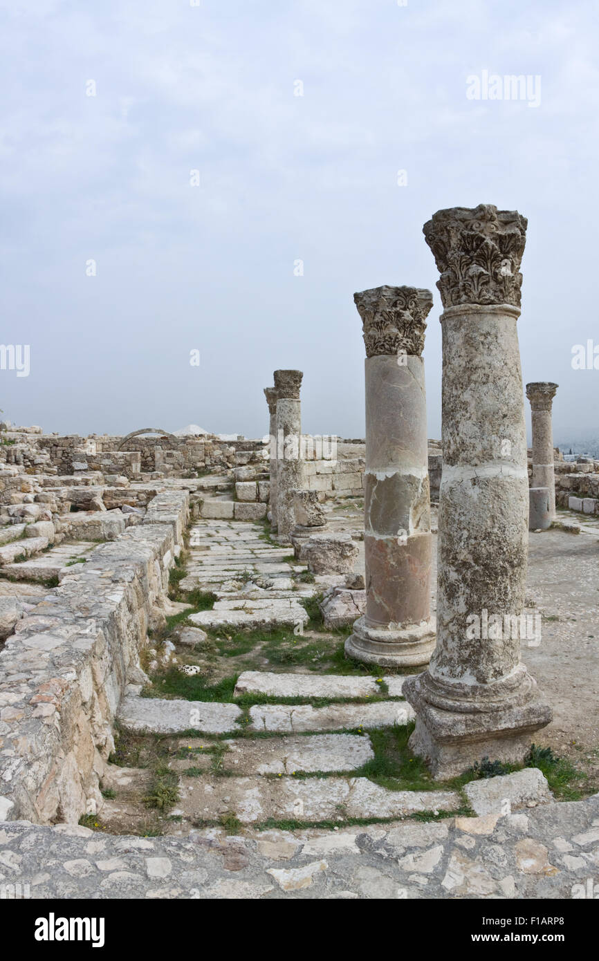 Amman citadel - Jordan Stock Photo - Alamy