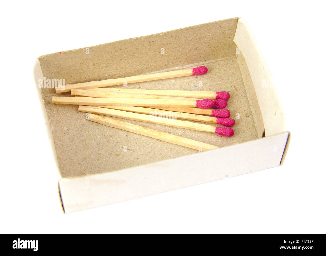 Matches in a box isolated on a white background Stock Photo - Alamy