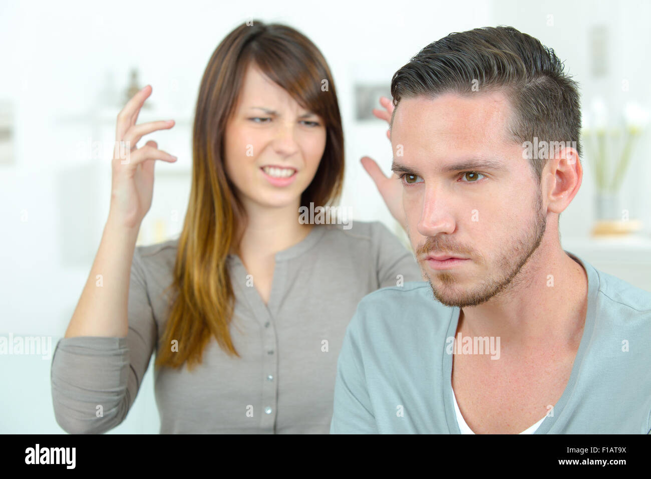 Couple going through a rough patch Stock Photo - Alamy