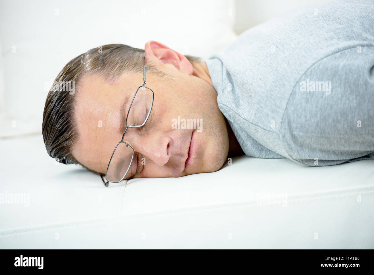 Man taking little nap hi-res stock photography and images - Alamy