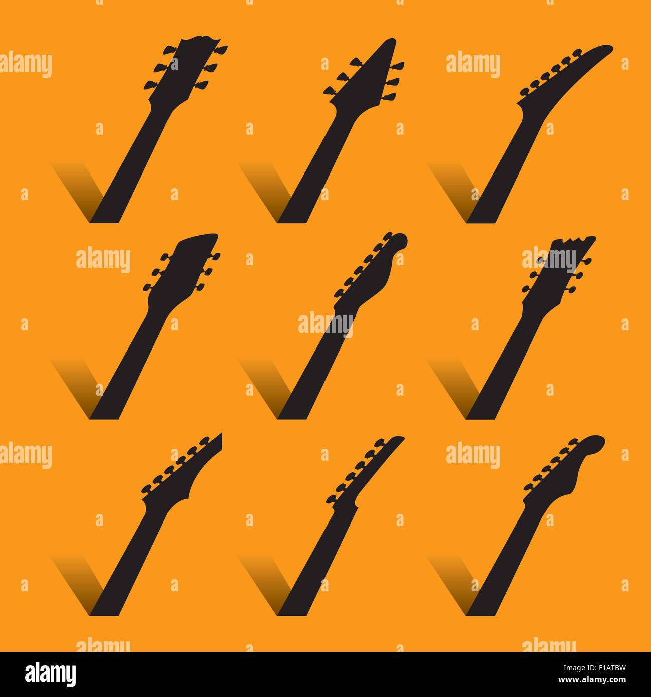 An abstract Music Guitar Background Stock Vector Image & Art - Alamy