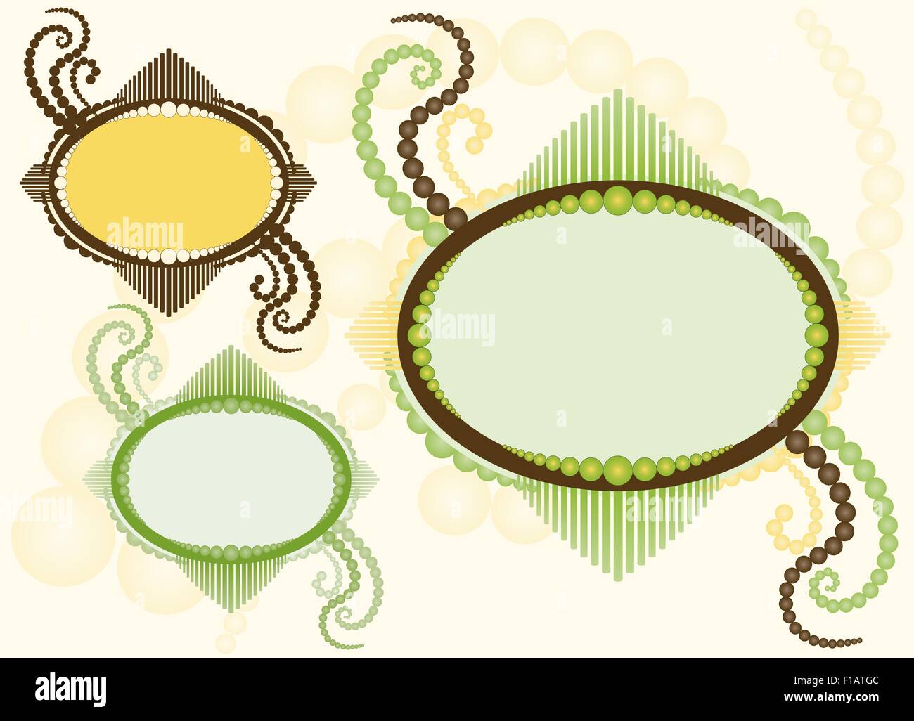 Oval frame flourishes hi-res stock photography and images - Alamy