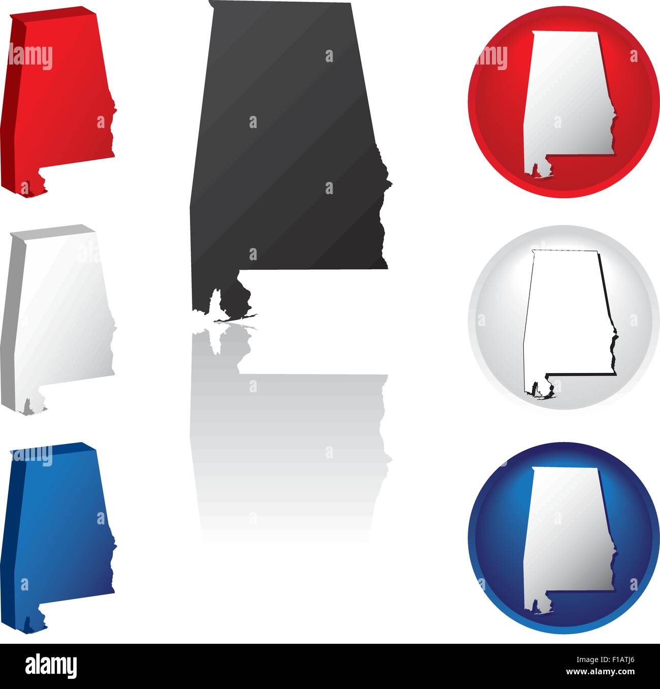 Alabama vector vectors hi-res stock photography and images - Alamy