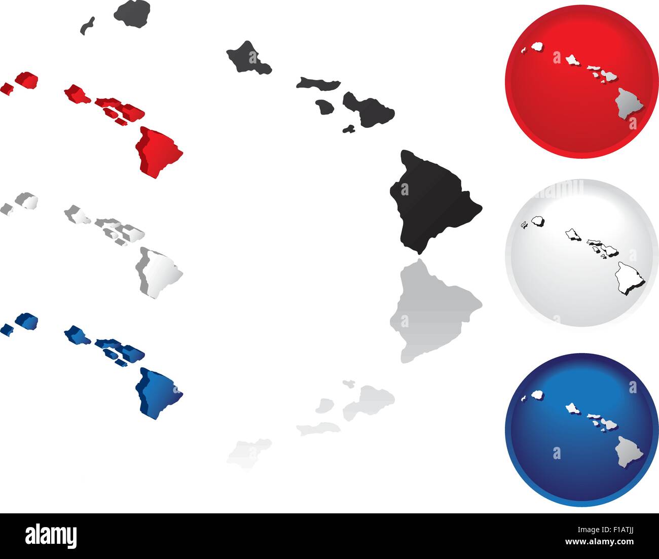 Hawaii outline Stock Vector Images - Alamy