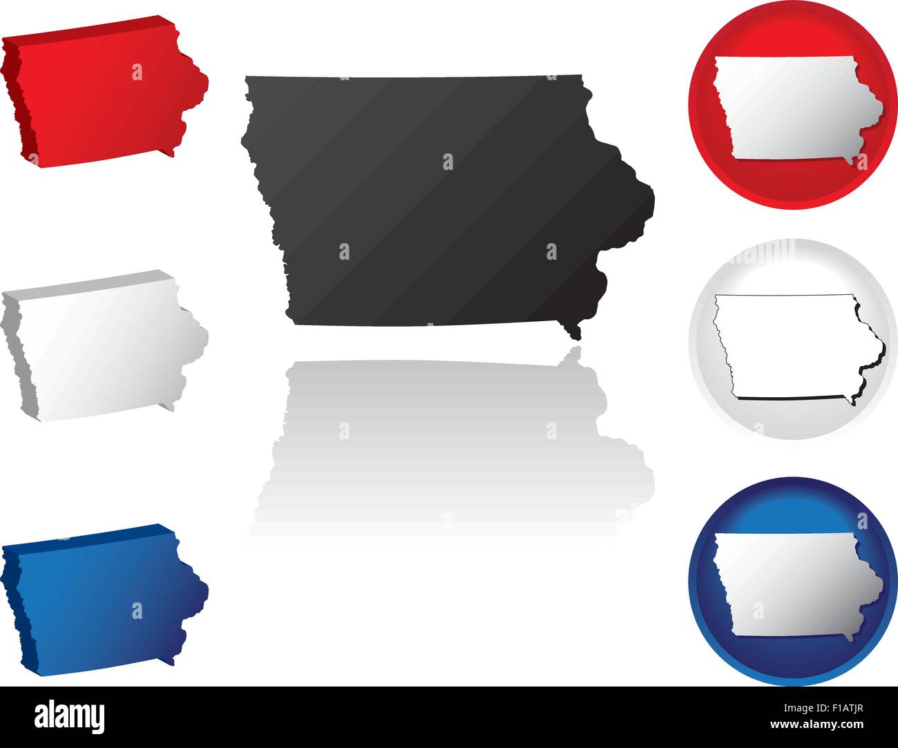 Iowa silhouette hi-res stock photography and images - Alamy