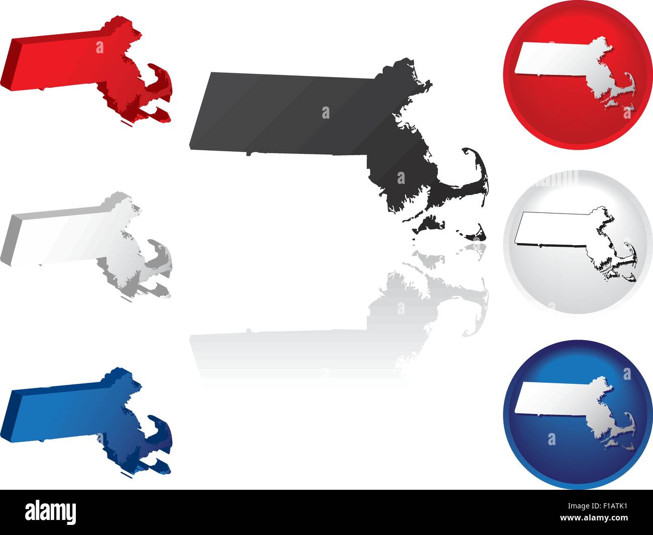 Massachusetts vector vectors hi-res stock photography and images - Alamy