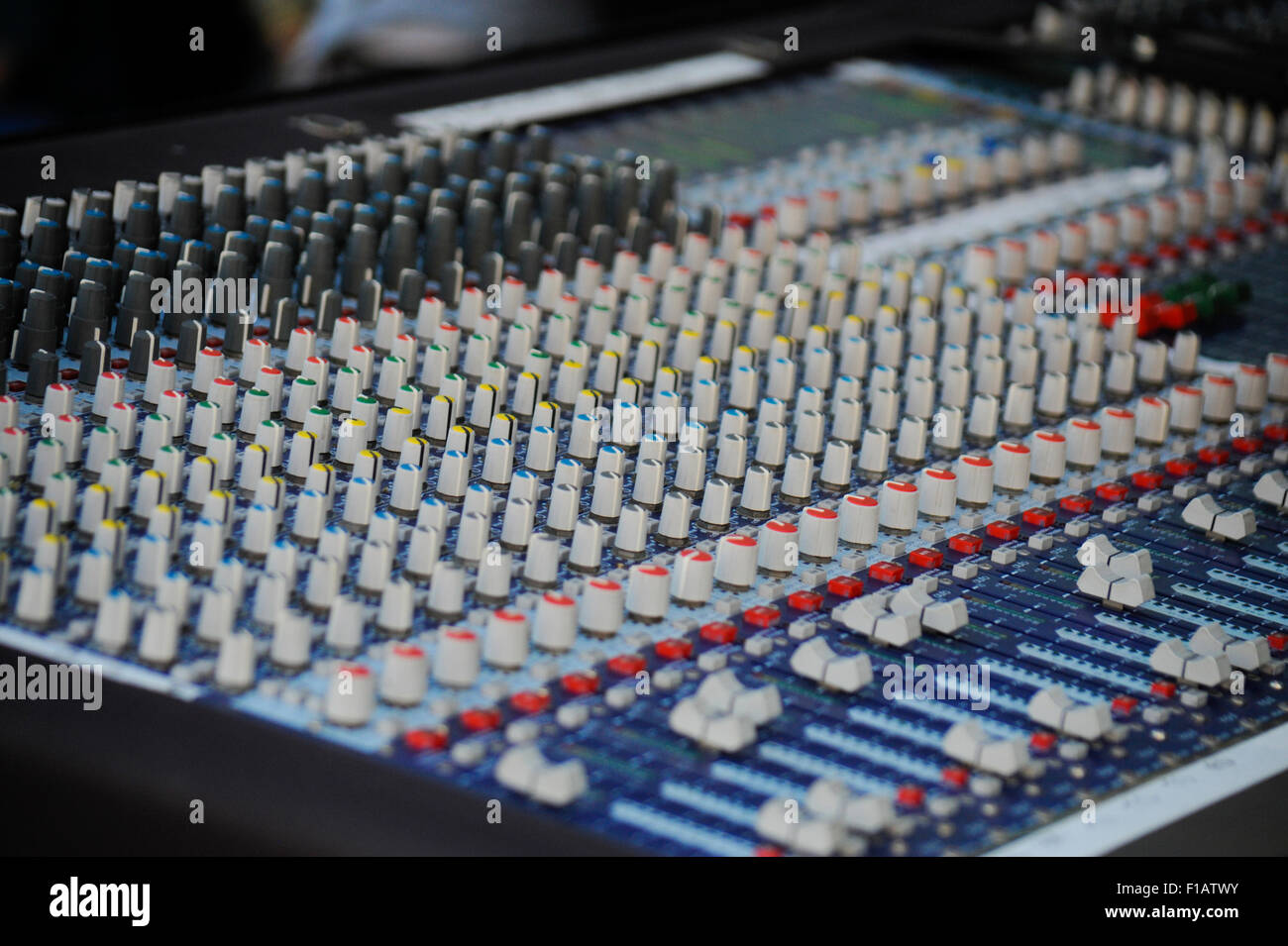 Sound Board during concert Stock Photo - Alamy
