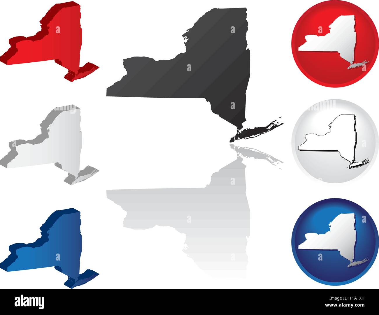 New York Icons Stock Vector Image & Art - Alamy