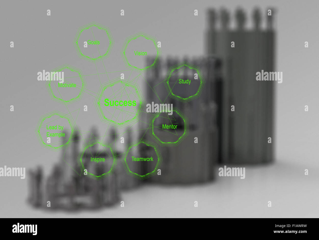 diagram of business success chart as concept Stock Photo - Alamy