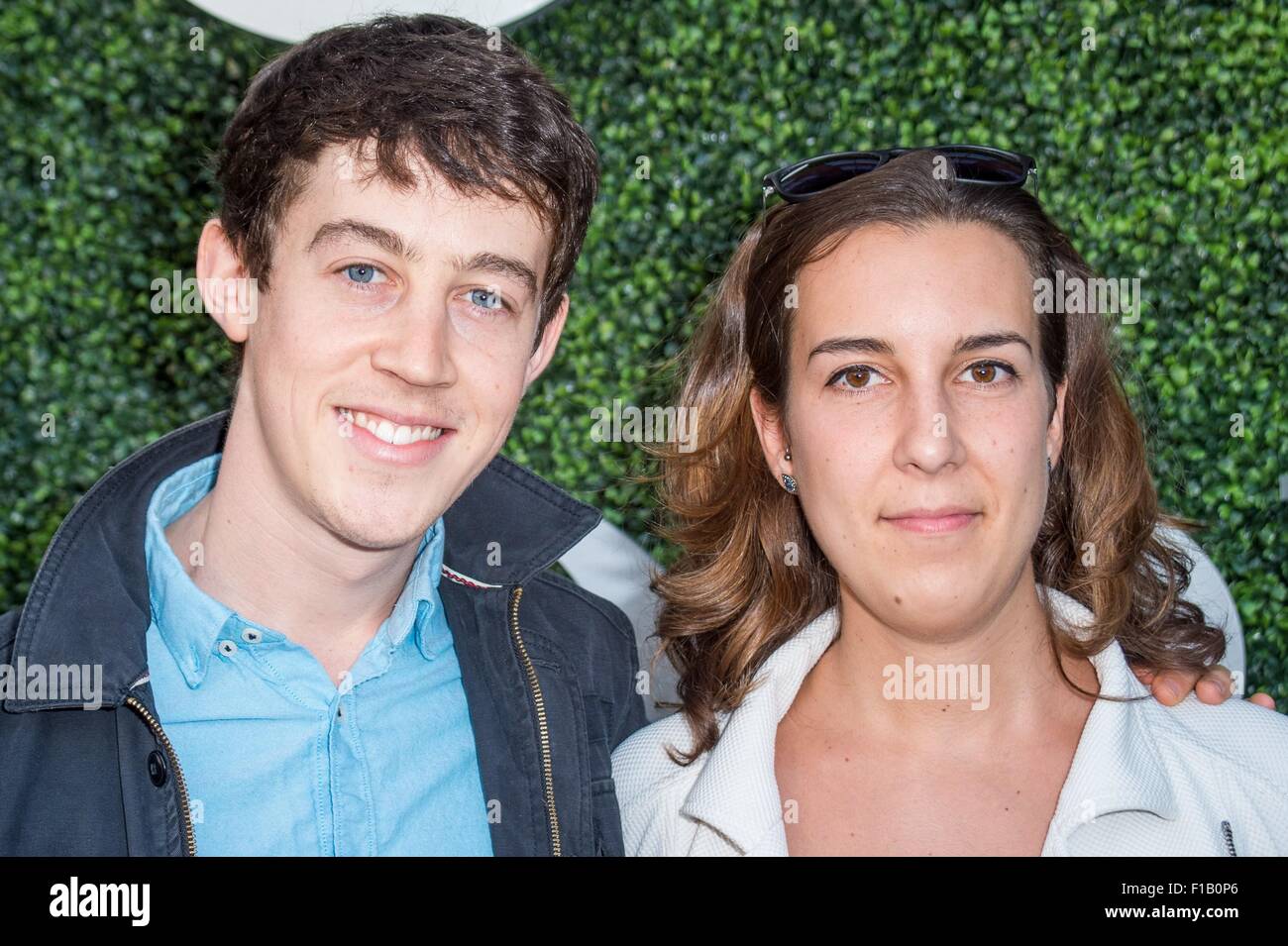 New York, NY, USA. 31st Aug, 2015. Alex Sharp, Guest out and about for ...