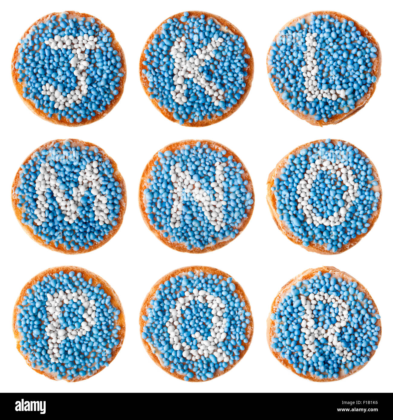 'Beschuit met muisjes', a traditional treat to celebrate the birth of a ...