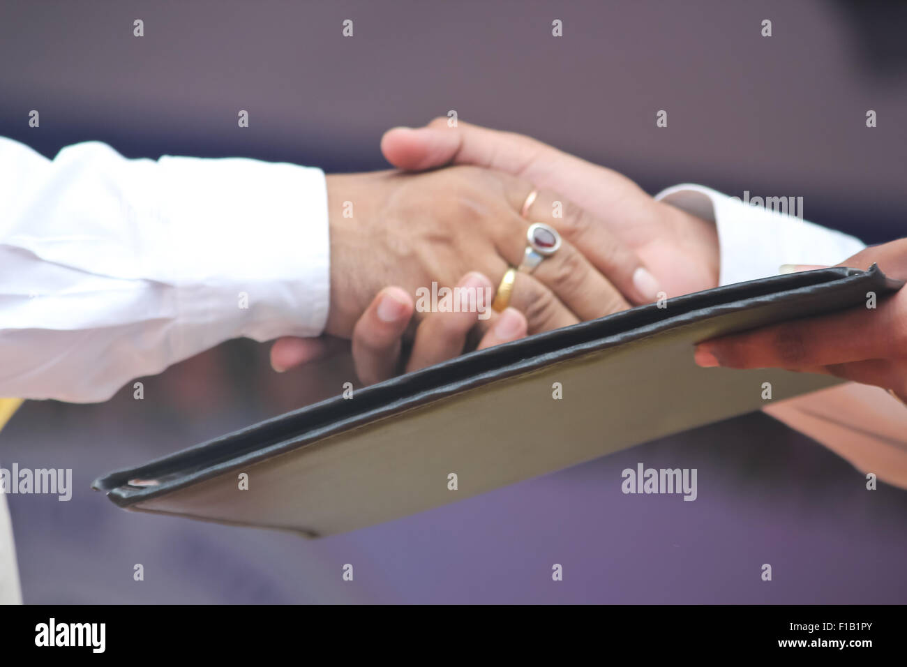 Agreement of two people Stock Photo - Alamy