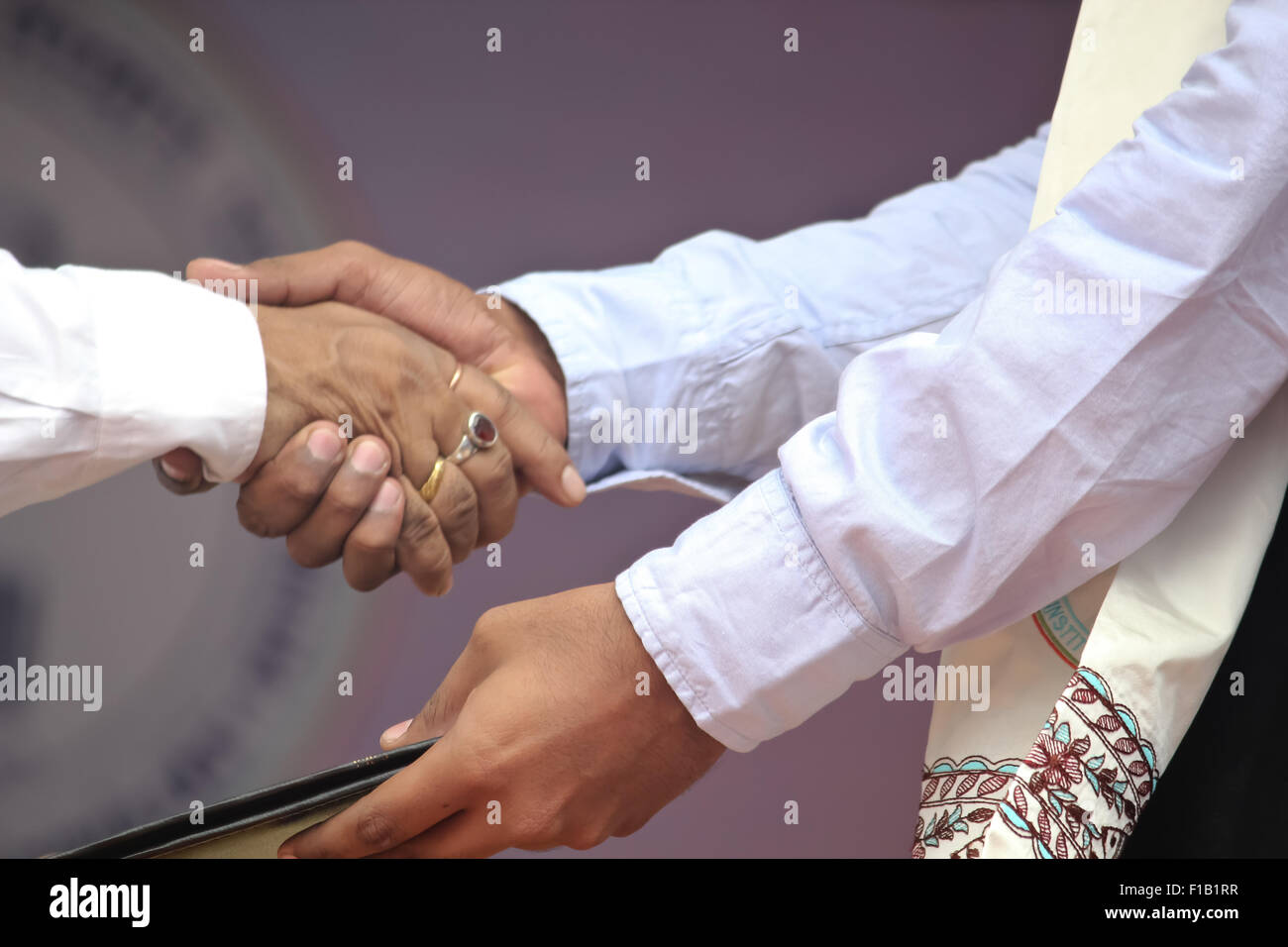 Agreement of two people Stock Photo - Alamy