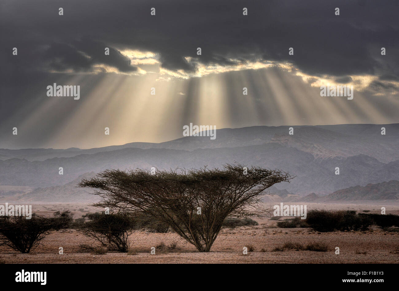 Inspiring skies and desert scenery Stock Photo - Alamy