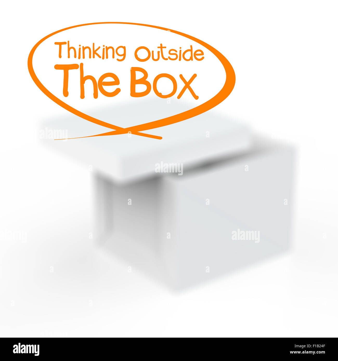 Thinking outside the box hi-res stock photography and images - Alamy