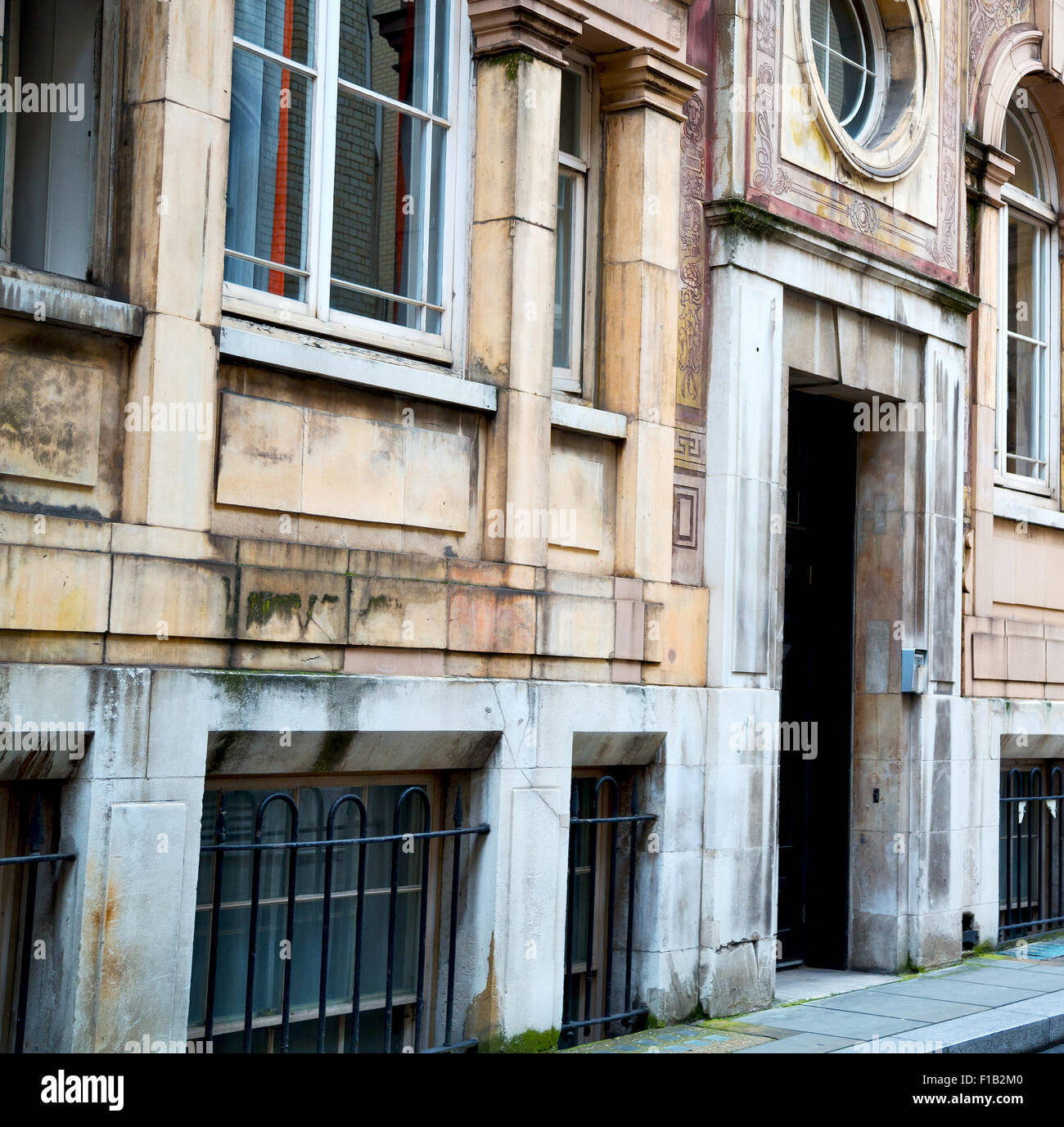 old architecture in england london europe wall and history Stock Photo ...