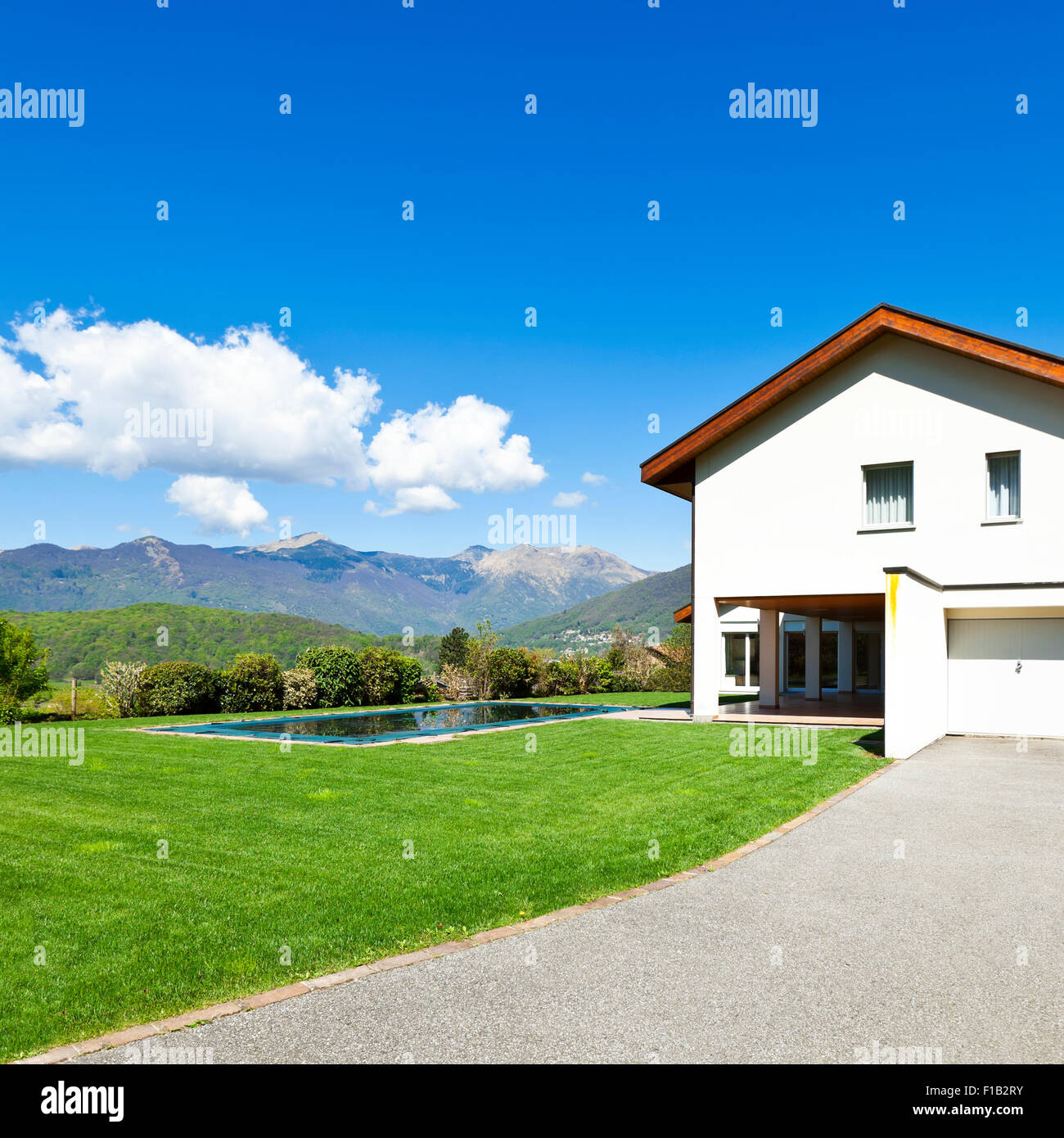 beautiful country house, outdoor Stock Photo - Alamy