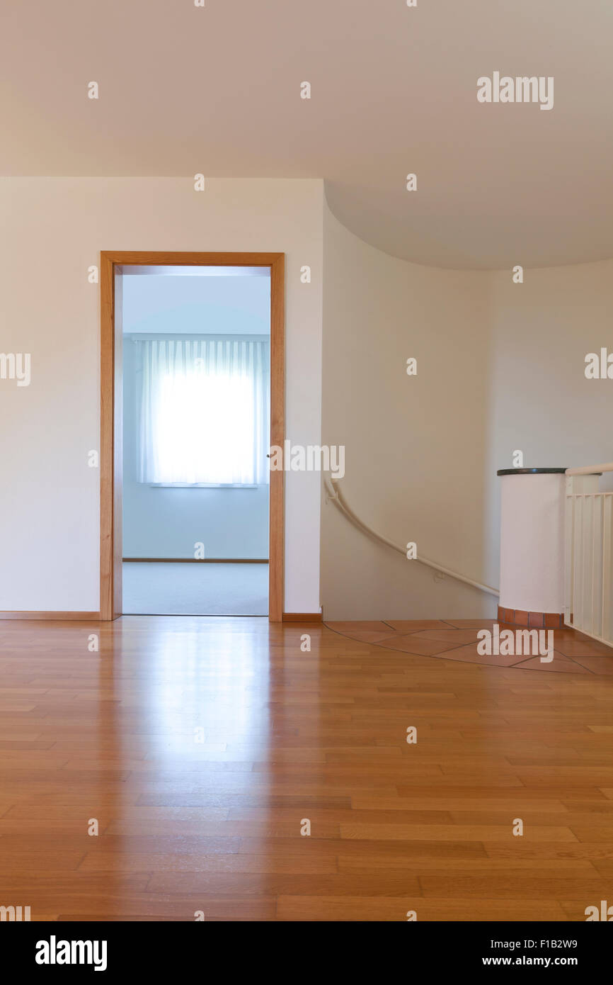 classic house, interior, empty room with wooden floor Stock Photo - Alamy