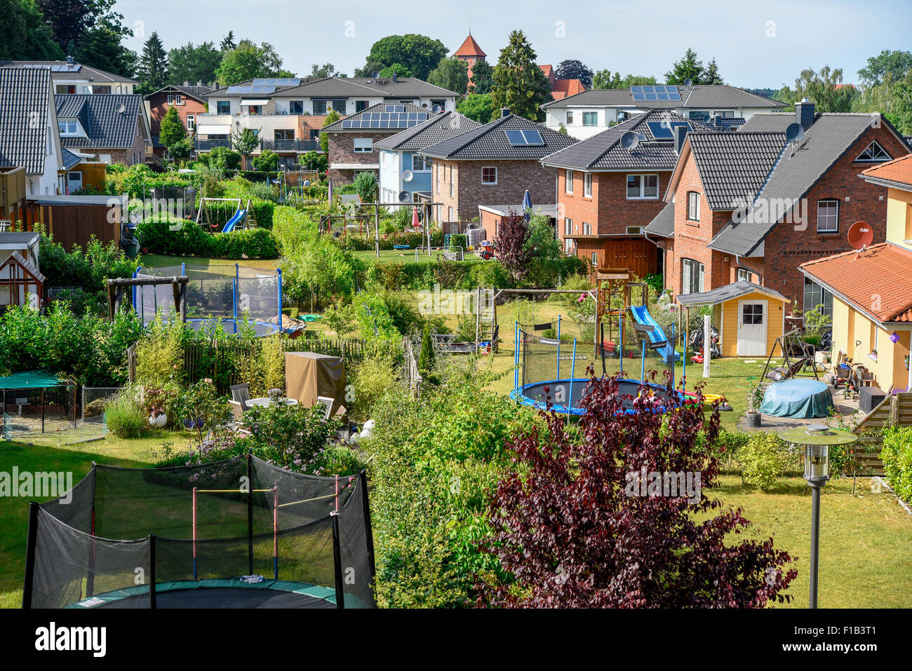 Newly built housing with child-friendly gardens in Preetz, Schleswig ...