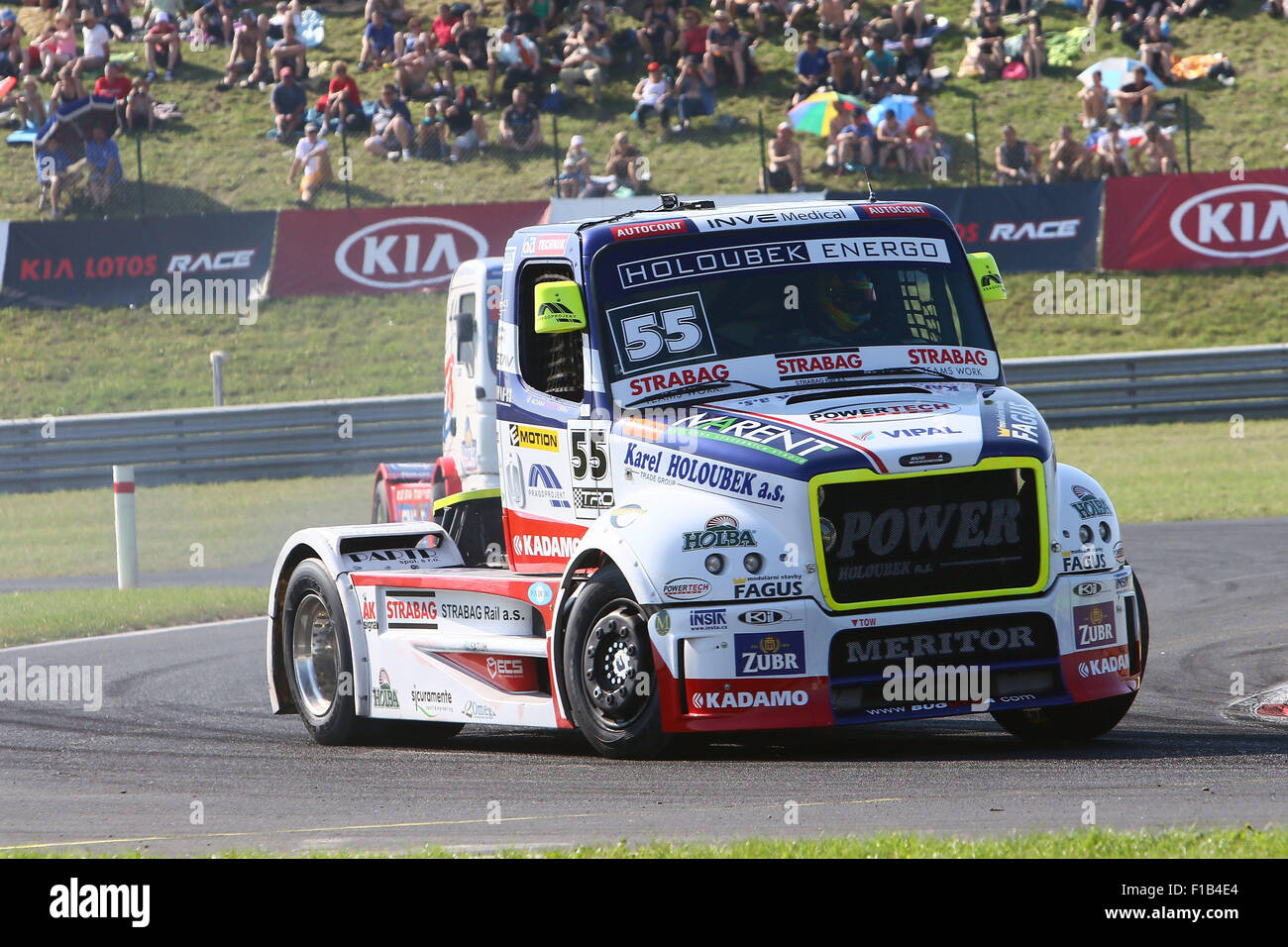 Most, Czechy. 30th Aug, 2015. Adam LACKO (CZ), Freightliner, Buggyra ...