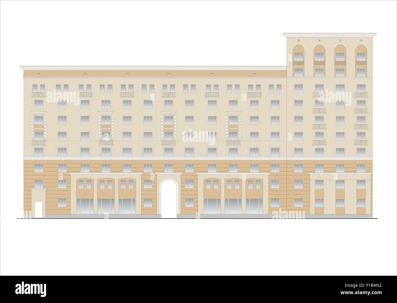 Classical architecture drawing hi-res stock photography and images - Alamy