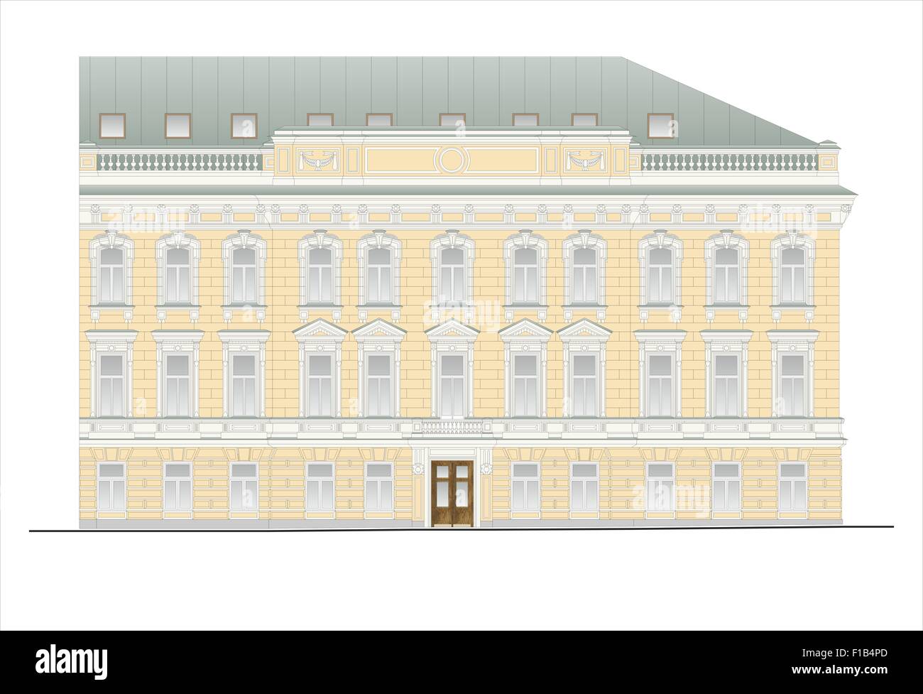 Classical architecture drawing hi-res stock photography and images - Alamy