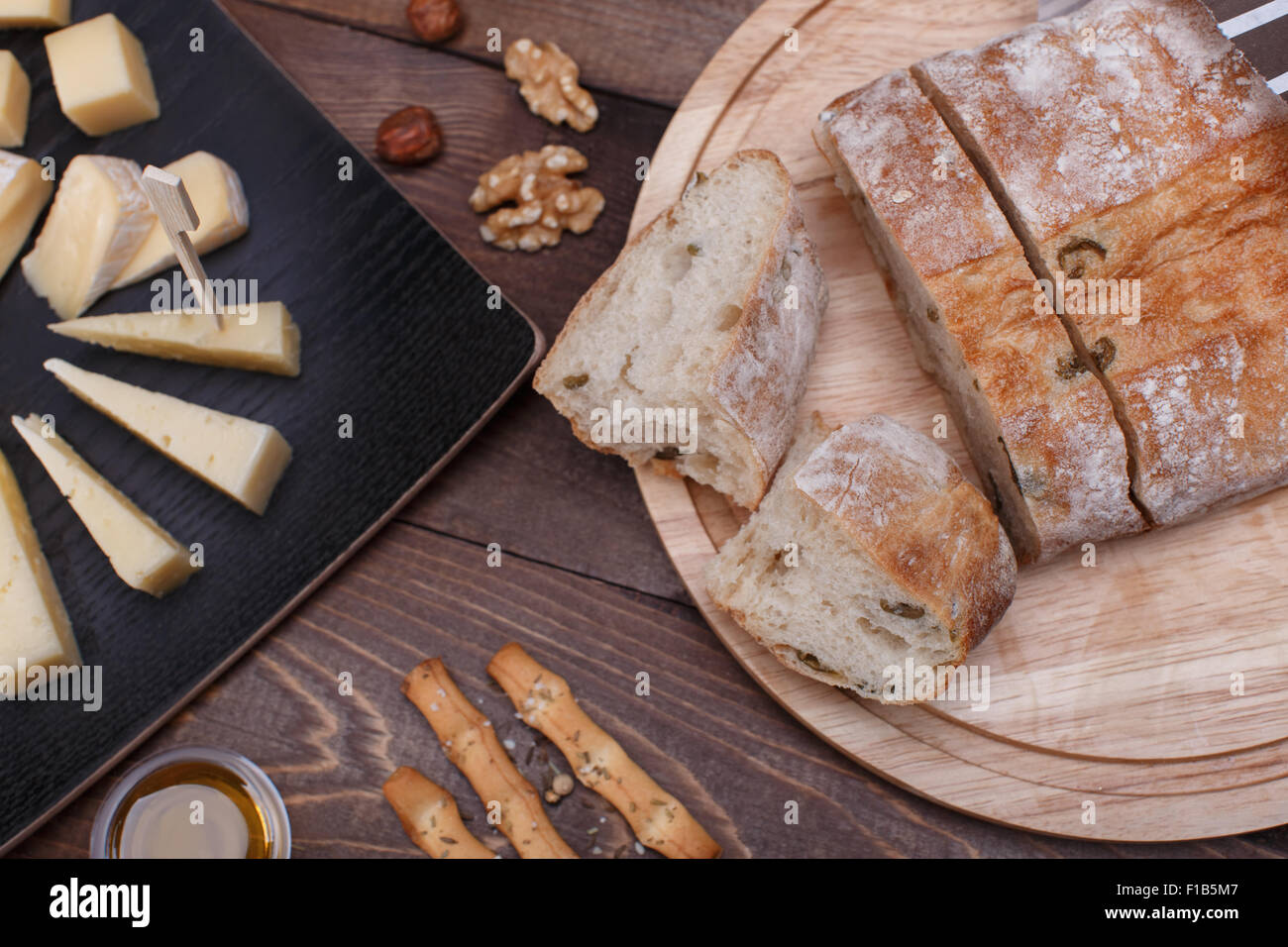 bread and cheese Stock Photo - Alamy