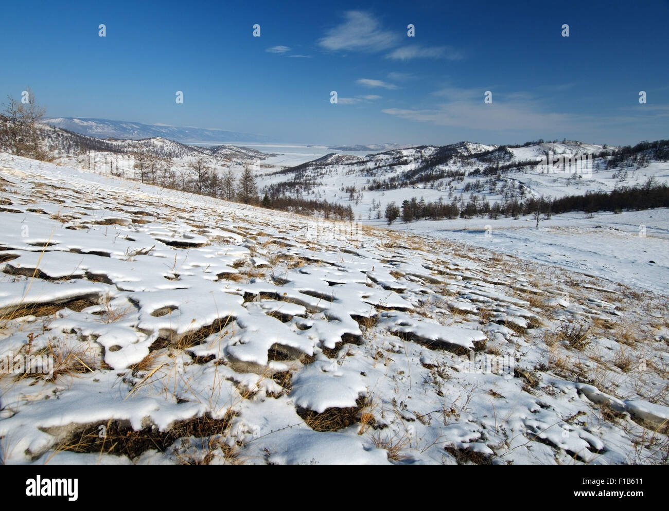 Lake Baikal, Siberia, Russia. 15th Oct, 2014. landscape, Baikal ...