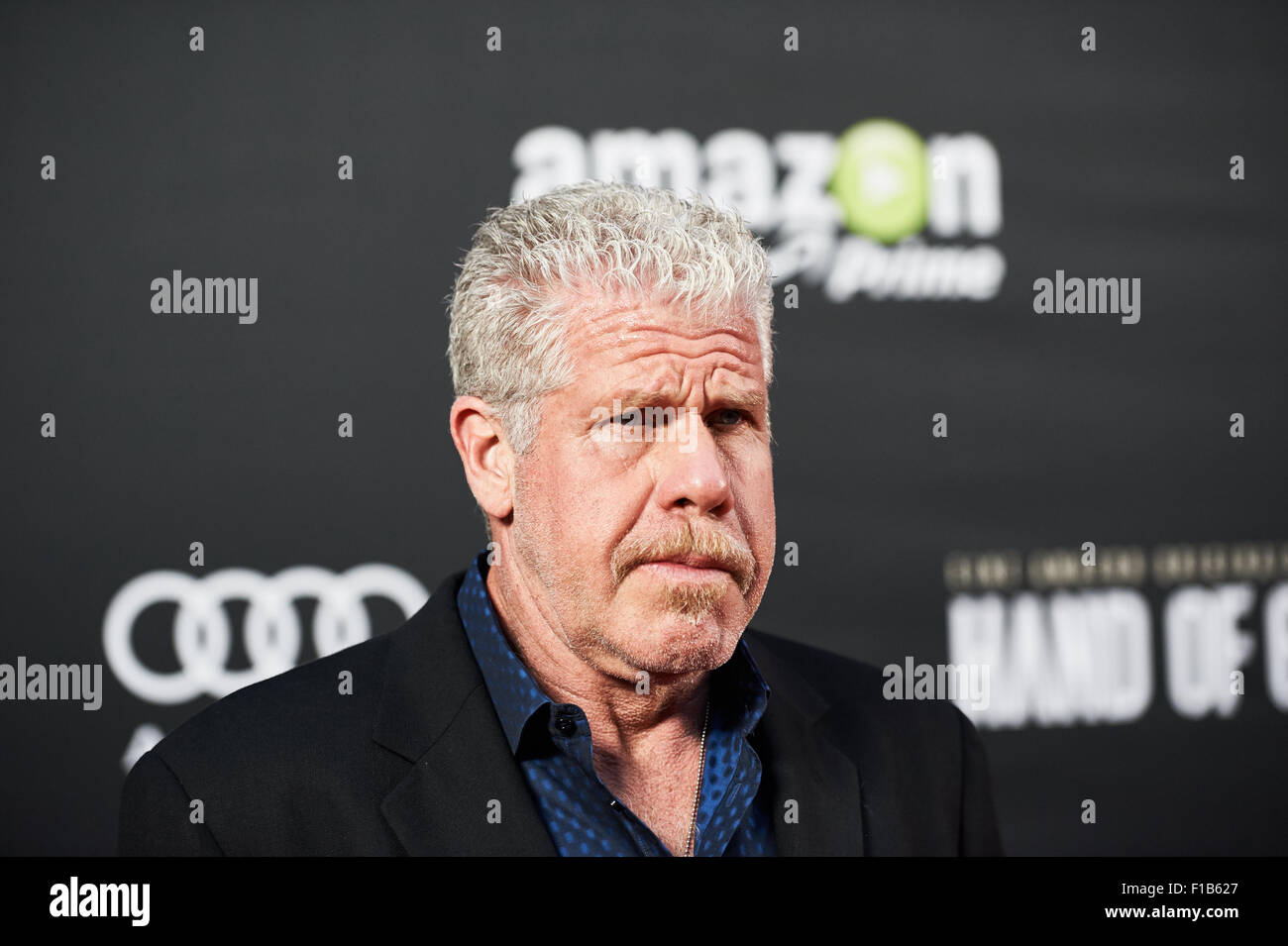 Berlin, Germany. 31st Aug, 2015. Ron Perlman; German premiere of the TV ...