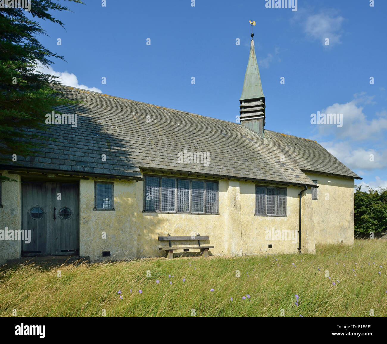 St Hugh's Church, Charterhouse, Mendip Hills, Somerset Built in 1908 ...