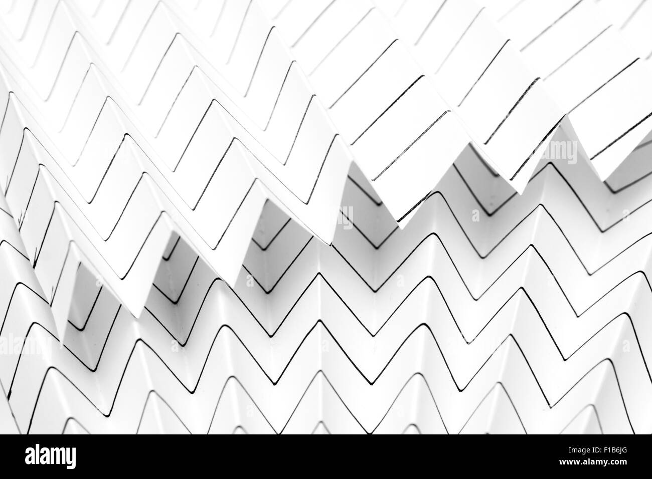 dizzy lined folded paper office boredom background Stock Photo - Alamy