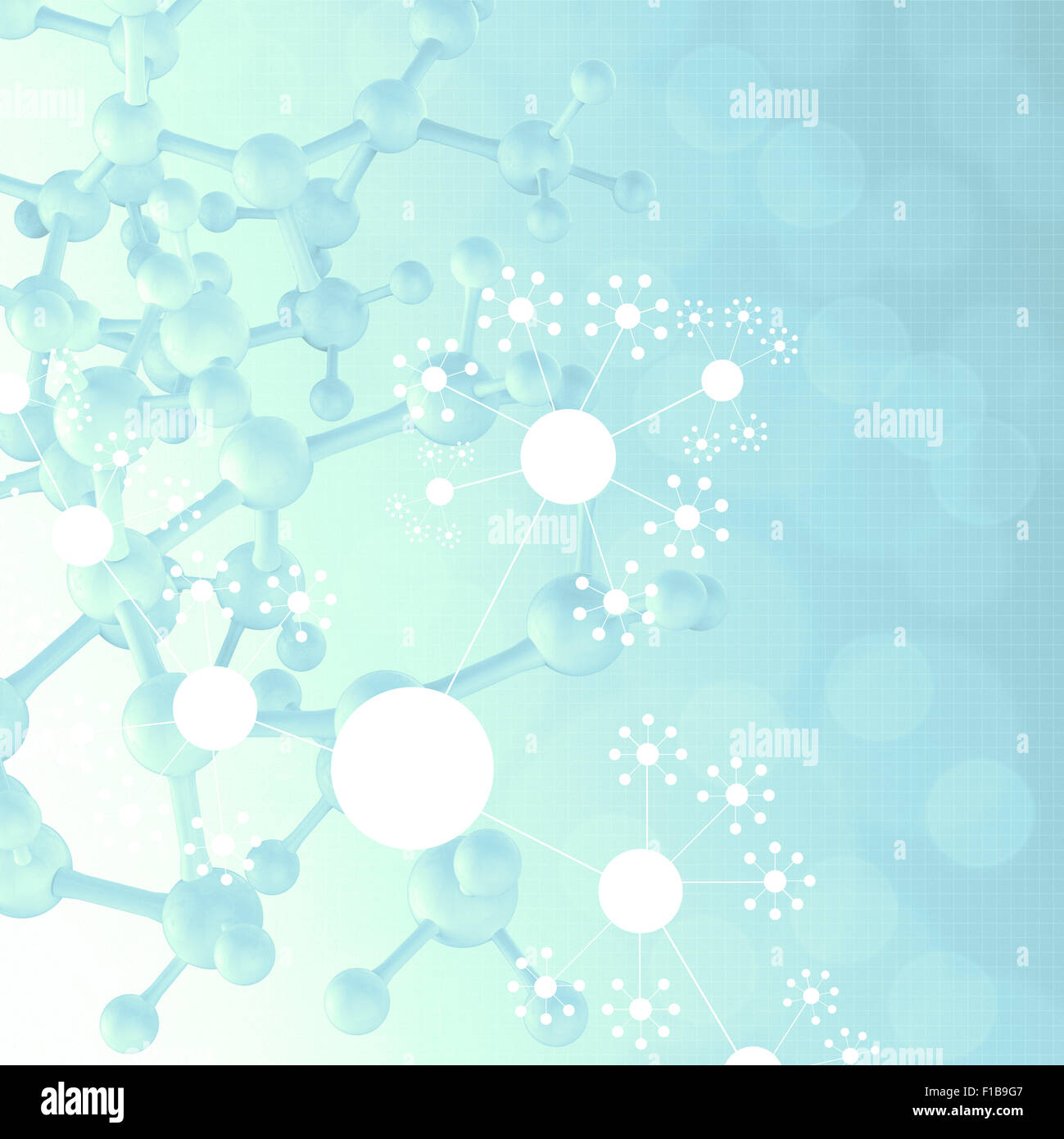 Abstract 3d molecules medical background concept Stock Photo - Alamy